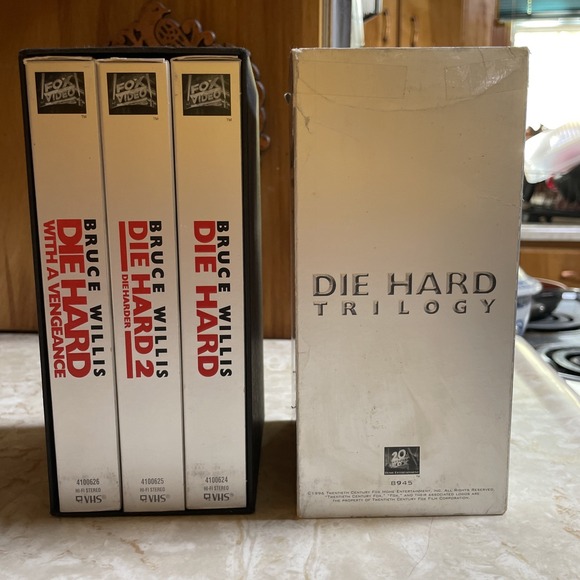 Media | Die Hard Collection Vhs 1996 3tape Set | Poshmark